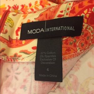 Moda International | Dresses | Moda International Strapless Dress ...